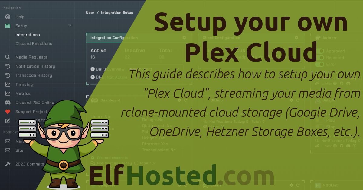 Setup your own Plex Cloud | ElfHosted